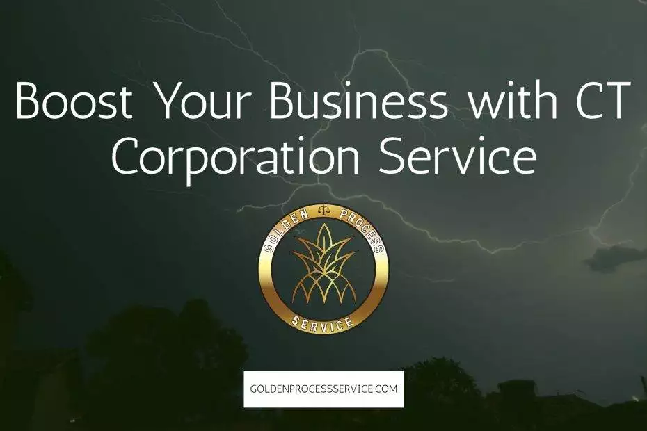 Boost Your Business with CT Corporation Service
